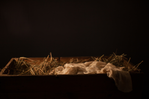 Empty Manger Background